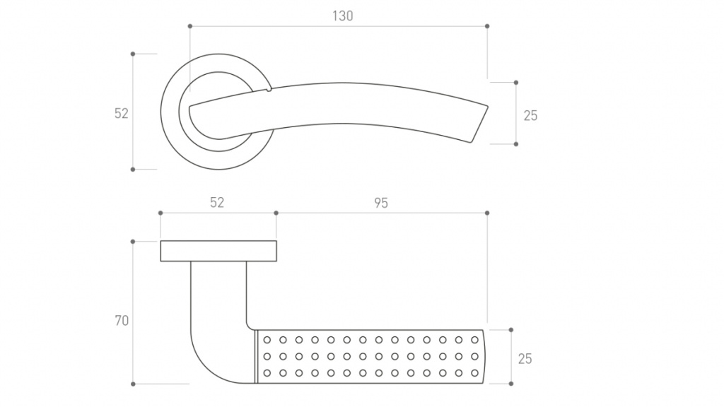 kľučka Metal-Bud - EVA | podlahy-dvere.eu